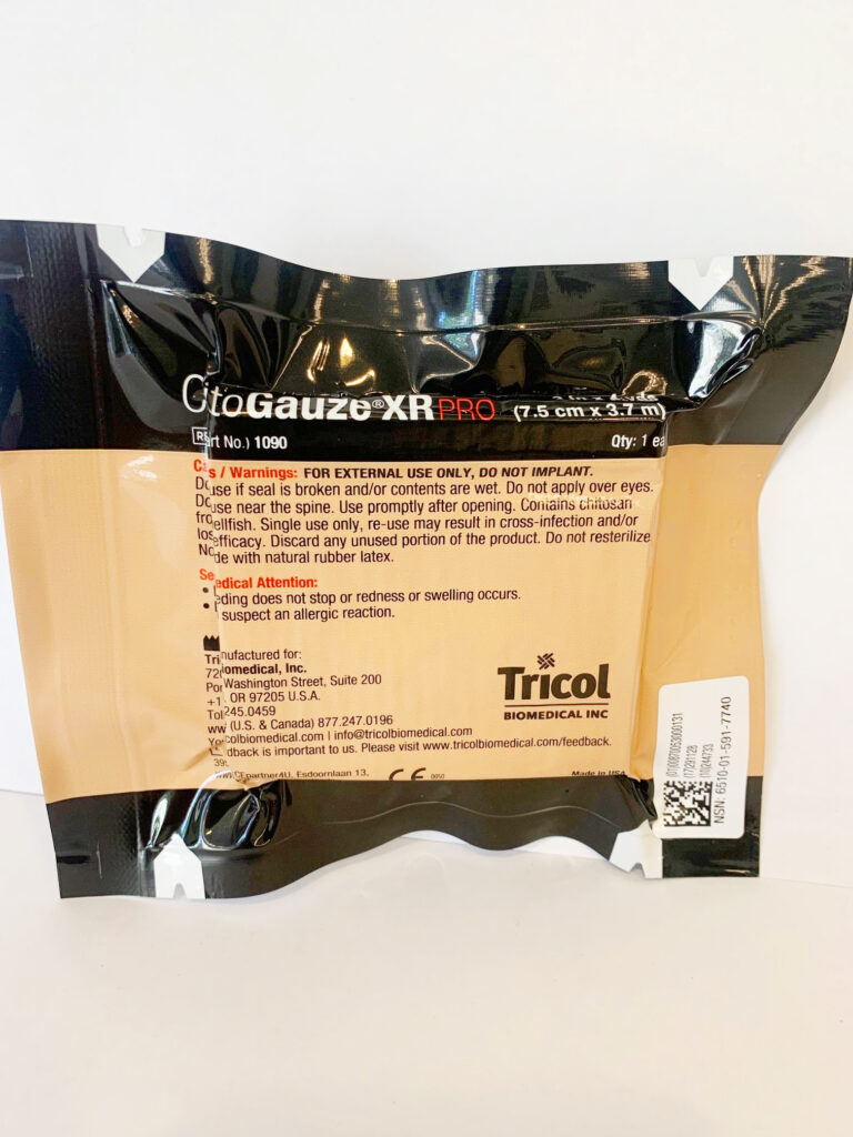ChitoGauze® XR PRO - Tricol Biomedical