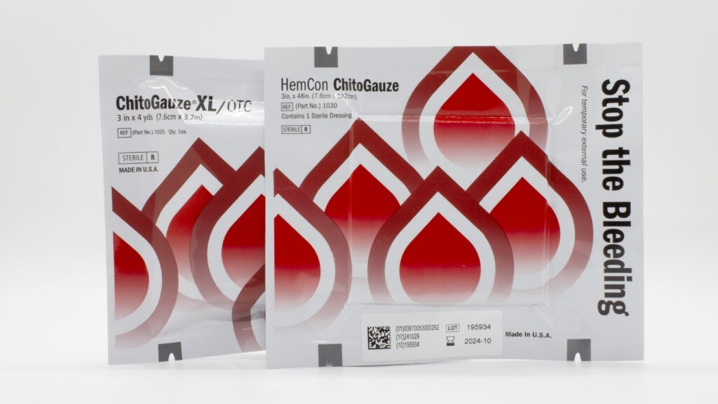 ChitoGauze® OTC XL - Tricol Biomedical