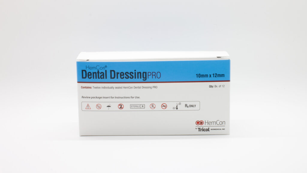 HemCon® Dental Dressing Pro - Tricol Biomedical