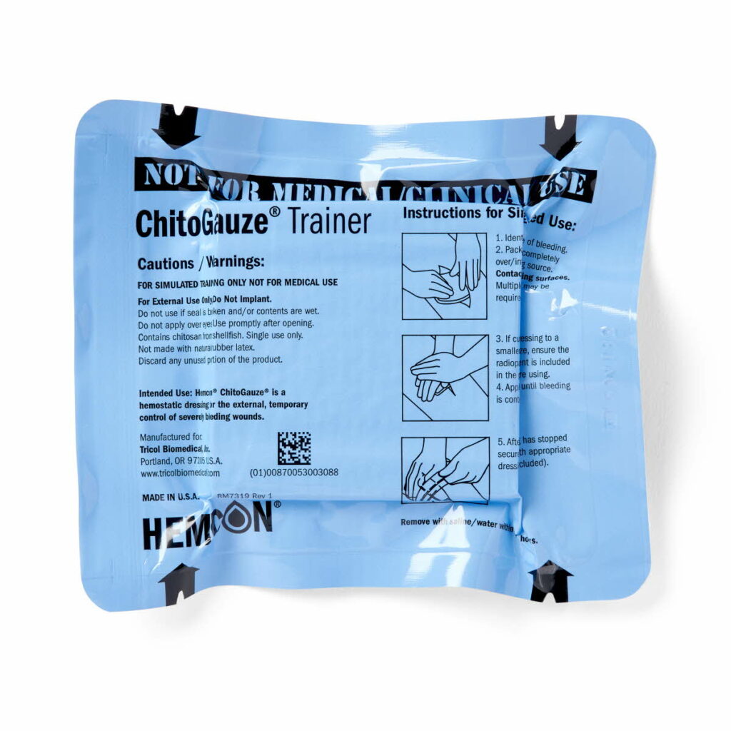 ChitoGauze® XR2 PRO Trainer - Tricol Biomedical